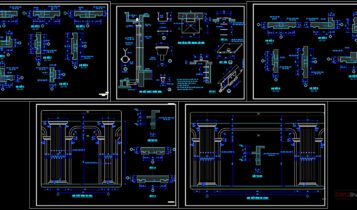 Concert Hall Plan, Elevation free AutoCAD drawings