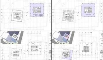 78.Flag Pole Elevation and Sections Details Autocad file