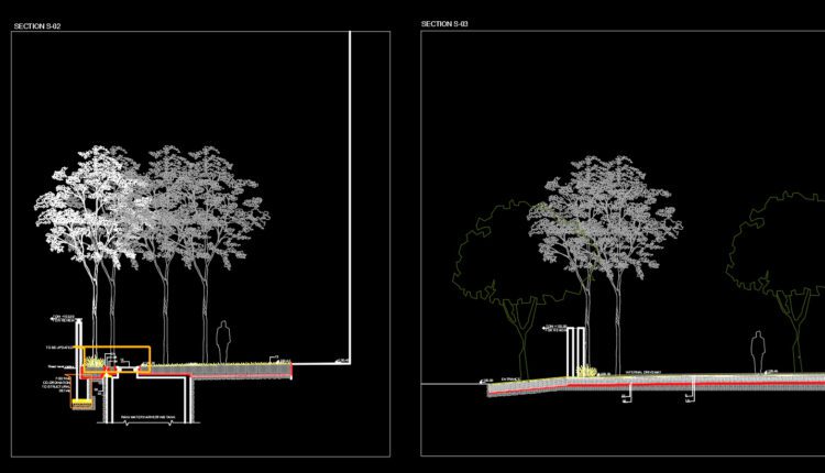 50.Cad File of Roadside Planting Section Details For Free Download ...