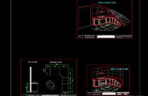 97. CAD drawings of various gypsum ceiling cross-sections and recessed ...