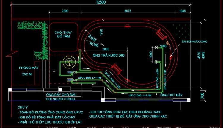 70.Swimming Pool Full Detail Project AutoCAD Drawings - Free Cad Blocks ...