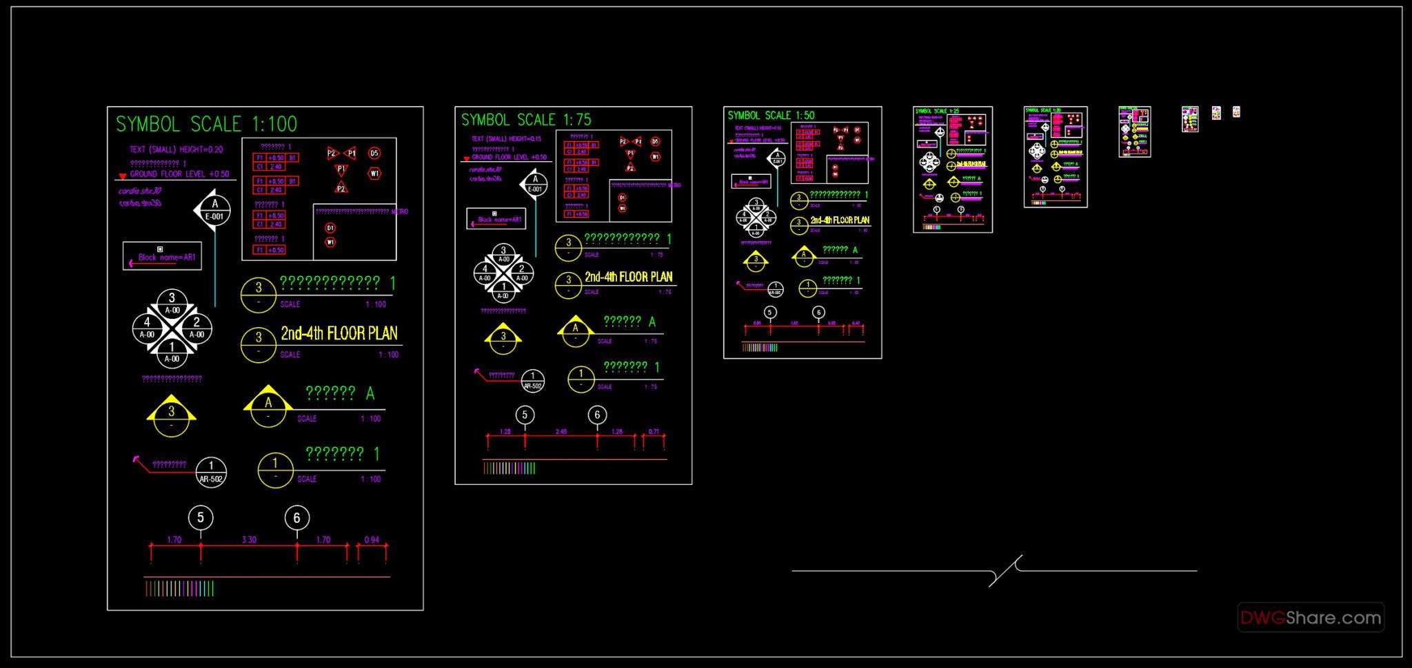 8.Title blocks layout in metric