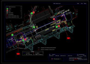 Airport Monitoring Equipement Autocad DWG File