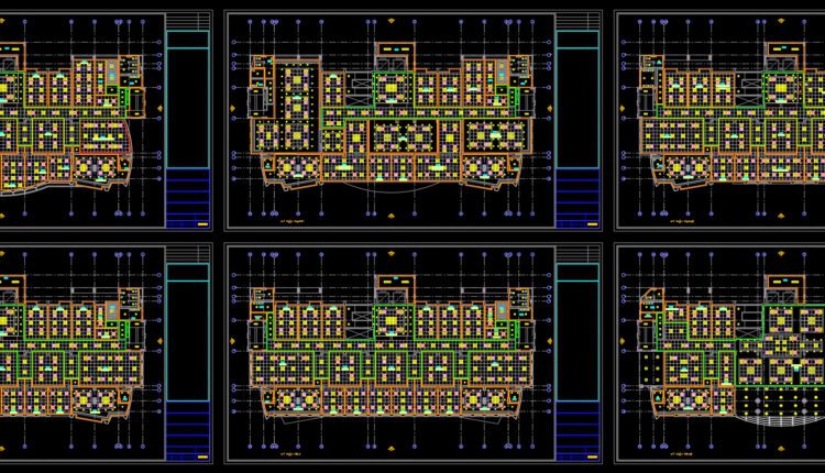 Chilled Water and FCU HVAC Project AutoCAD File Free Download - Free ...