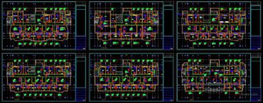 Chilled Water and FCU HVAC Project AutoCAD File Free Download