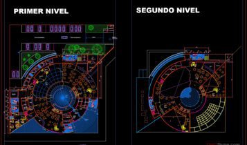 816. 2-Story House Architectural Design with Two Layout Options DWG