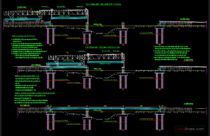 431. Modern Stone Integrated Washbasin Design – Detailed Technical Drawings