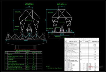 Girder erection free AutoCAD drawings