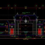Guard House Layout Plan Elevations and Section Details AutoCAD File ...