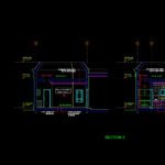 Guard House Layout Plan Elevations and Section Details AutoCAD File ...