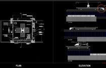 29. Free Download of CAD Drawings – Layout of a Physiotherapy Clinic Center