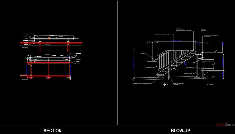 Helipad Plan and Elevation Details Autocad Drawing DWG (2) - Free Cad ...