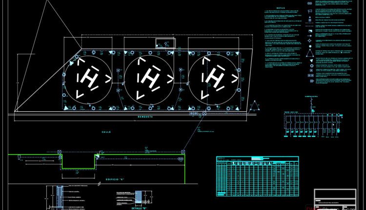 Heliport Electrical Installation Autocad Drawing DWG - Free Cad Blocks ...
