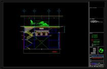Heliport Layout Plan and Sections Details Autocad Drawing DWG
