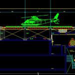 Heliport Layout Plan and Sections Details Autocad Drawing DWG - Free ...