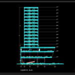 High Rise Four Stars Hotel Plans and Elevation AutoCAD File DWG - Free ...