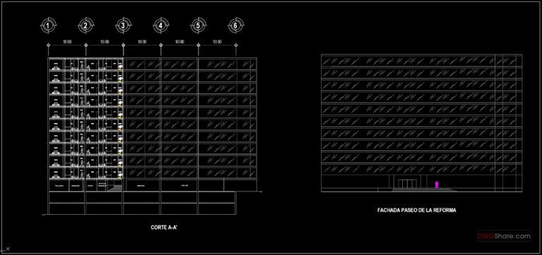 Hotel Design Plan AutoCAD File DWG
