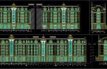 19.Wedding Hall Layout Plan and Elevations CAD