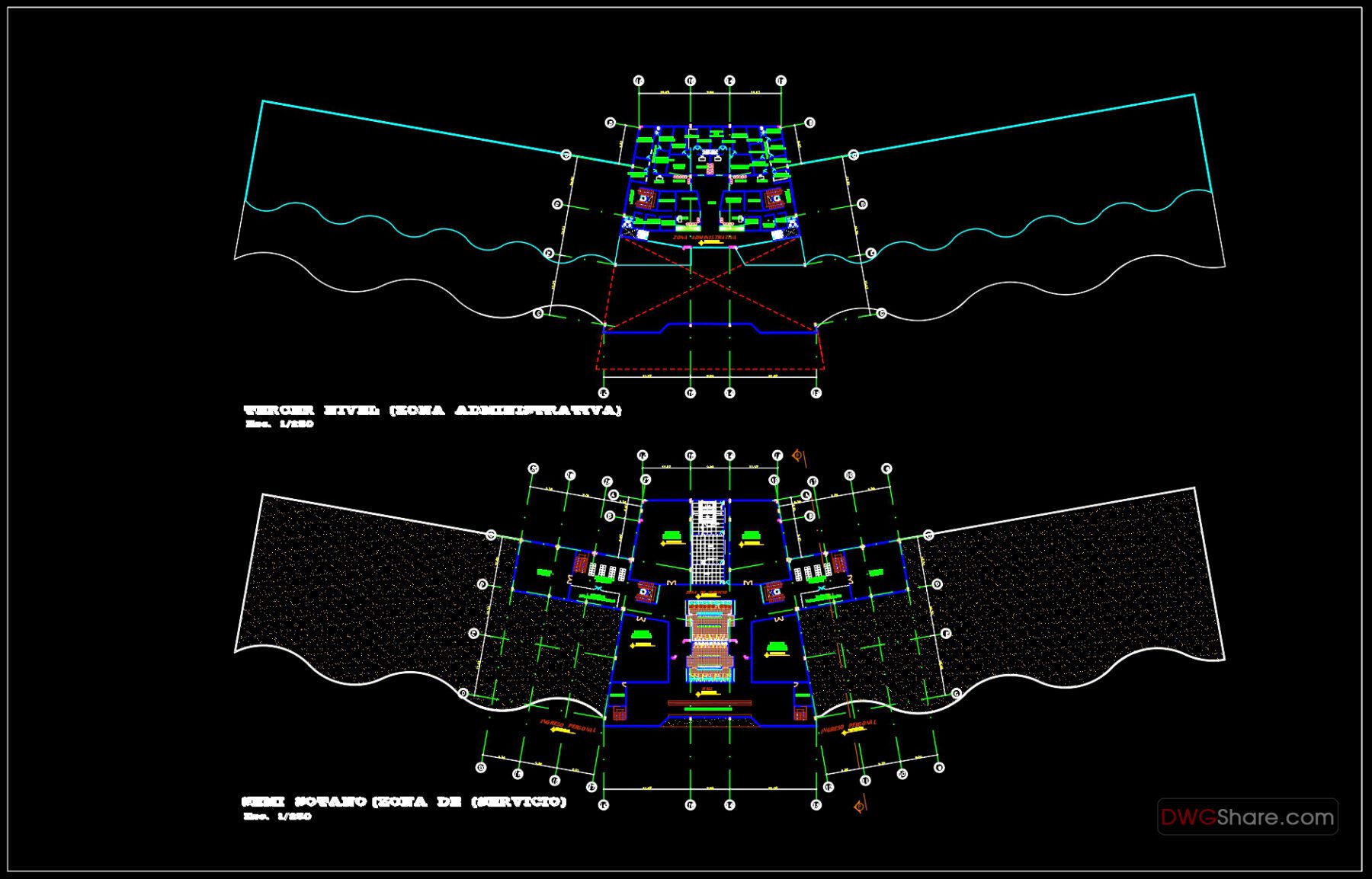 International Airport Full Plans with Details Autocad Drawing DWG