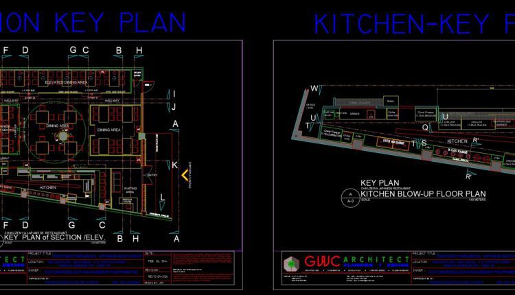 Japanese Restaurant Elevations and Sections Details AutoCAD File DWG ...