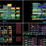 Luxurious Apartments Architecture Plan and Elevations Autocad file free ...