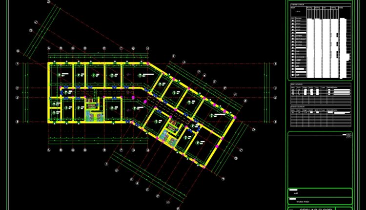 Mall Project Layout Plan details AutoCAD File DWG (1) - Free Cad Blocks ...