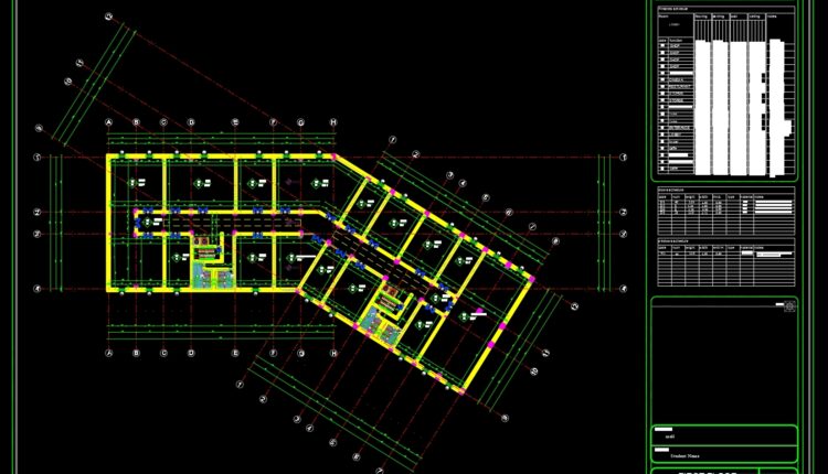 Mall Project Layout Plan details AutoCAD File DWG (2) - Free Cad Blocks ...