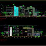 Museum Plans and Elevations Project AutoCAD File Free Download - Free ...