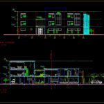 Museum Plans and Elevations Project AutoCAD File Free Download - Free ...