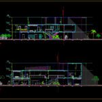 Museum Plans and Elevations Project AutoCAD File Free Download - Free ...