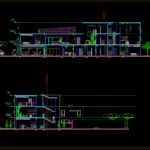Museum Plans and Elevations Project AutoCAD File Free Download - Free ...