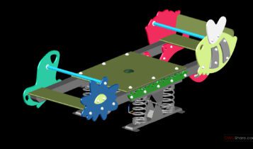 358. Free CAD Drawing Modern Console Table Design