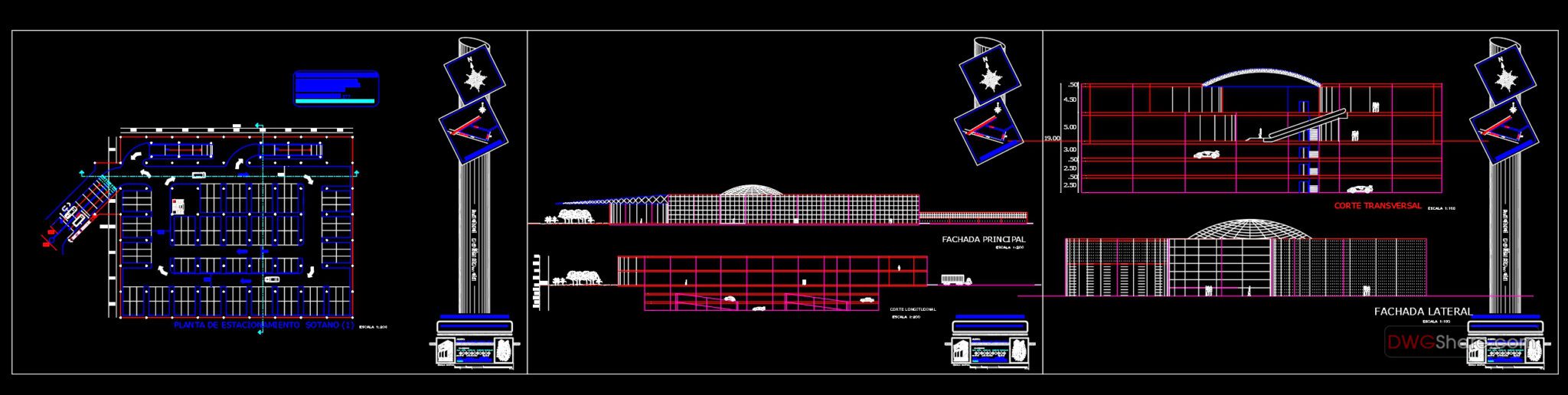 Shopping Mall AutoCAD File DWG