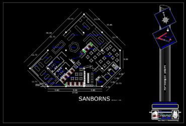 Shopping Mall AutoCAD File DWG