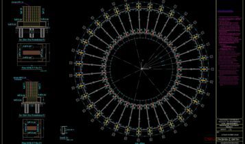 22.A set of trees and shrubs color top view AutoCAD blocks