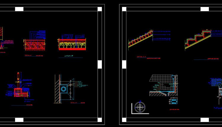 Stadium Layout Plans and Sections Details Autocad - Free Cad Blocks ...