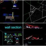 Stadium Layout Plans and Sections Details Autocad - Free Cad Blocks ...
