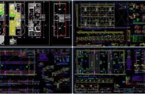 334. Download CAD blocks of various kitchen island floor plans