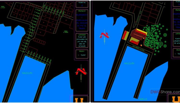 Tourist port Salvador AutoCAD File DWG - Free Cad Blocks, download DWG ...