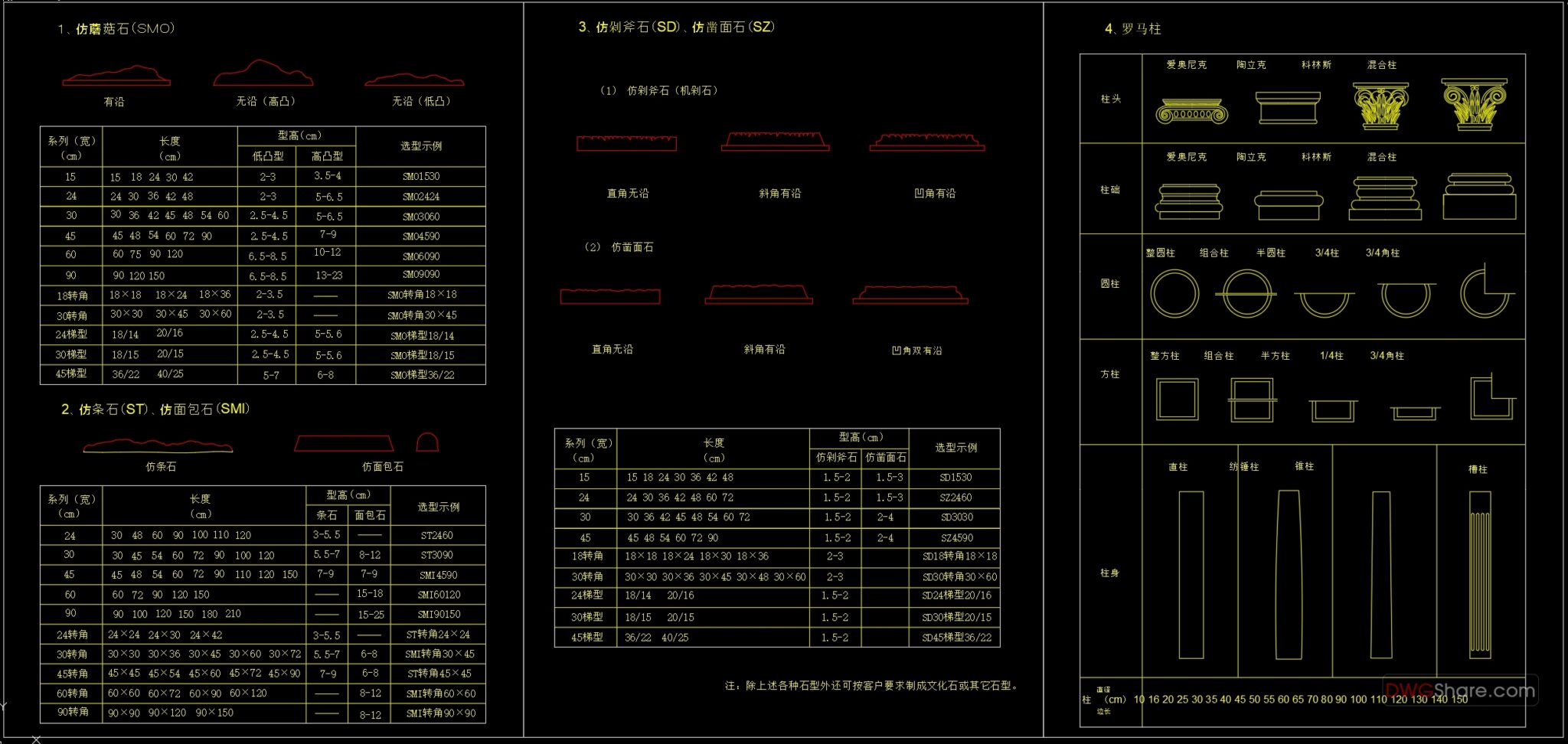 112.Neoclassical Style Decor CAD Design Elements