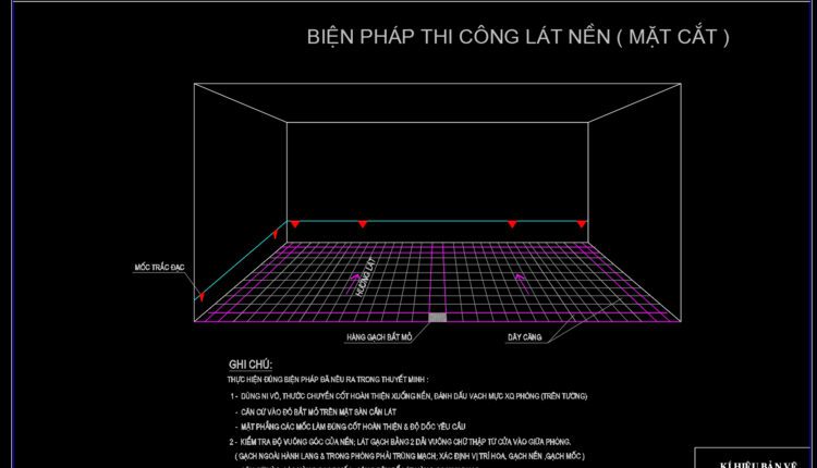 2.Bien phap thi cong lat nen mat cat - Free Cad Blocks, download DWG ...