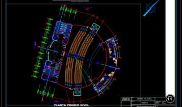 12.Multi function hall AutoCAD File DWG