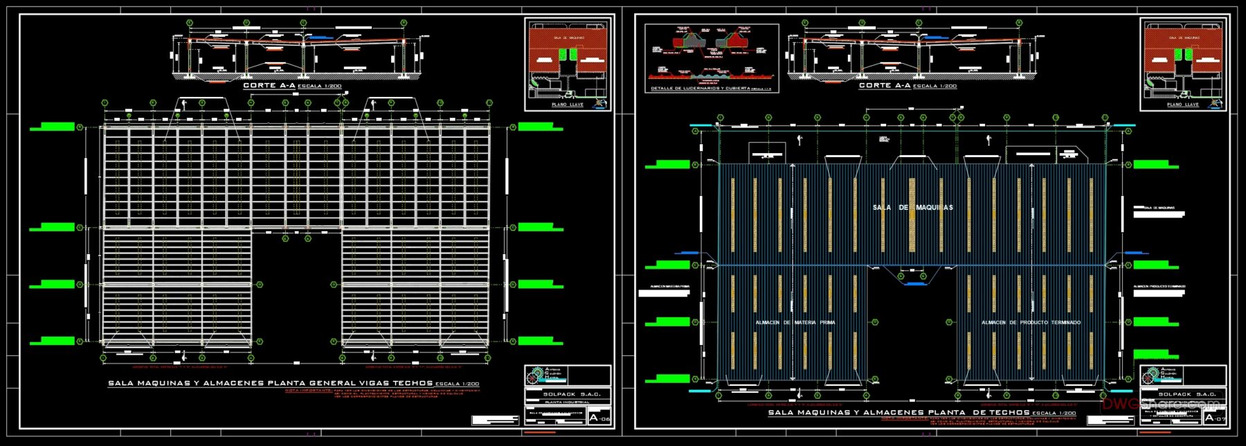 26.Industrial Plant Sol Pack Sac Autocad DWG File