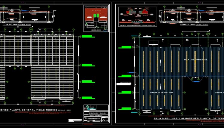 26.Industrial Plant Sol Pack Sac Autocad DWG File - Free Cad Blocks ...