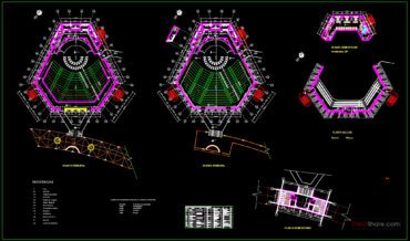 28.Conventioncenter AutoCAD File Download