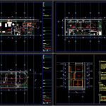 3 Levels House 7.5x20m AutoCAD File Free Download - Free Cad Blocks ...
