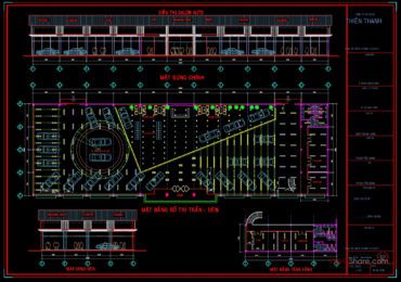 32.Showroom Electrical Scheme Layout CAD