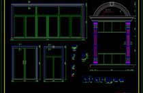 137.Autocad Drawing Of Cornices and molding For Download