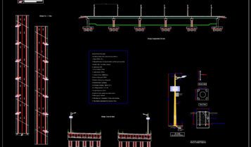 67. Detailed CAD drawings of residential ceilings and lighting fixtures