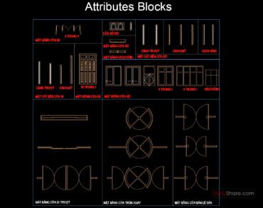 39.Attributes blocks in AutoCAD free download